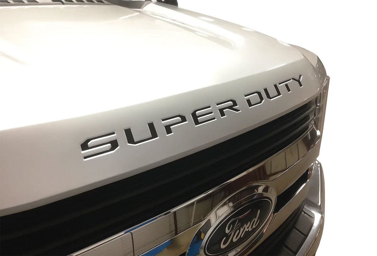 2017-2019 Ford F-250 Super Duty Hood Letter Decals Text Stripes ...