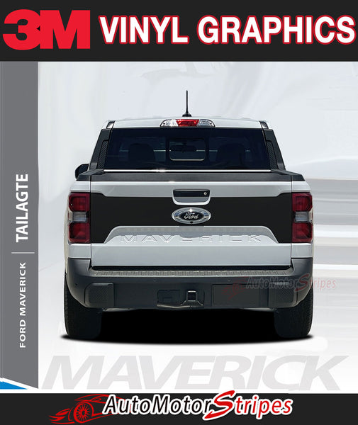2022-2025 Ford Maverick Stripes Decals MAV TAILGATE BLACKOUT Vinyl ...