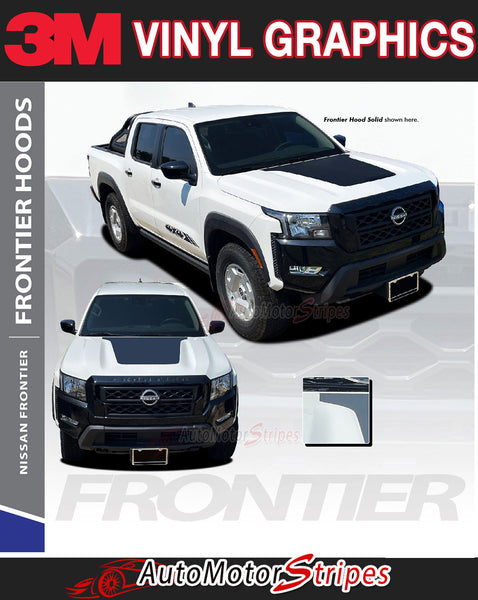 2022-2024 Nissan Frontier Hood Graphic Vinyl Stripes Decals Kit | Auto ...