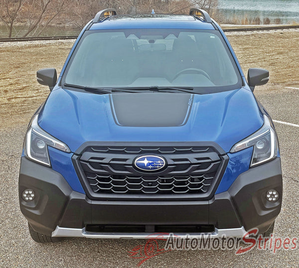 2019-2024 Subaru Forester GROOVE HOOD Decals Accent Stripes 3M Vinyl G ...