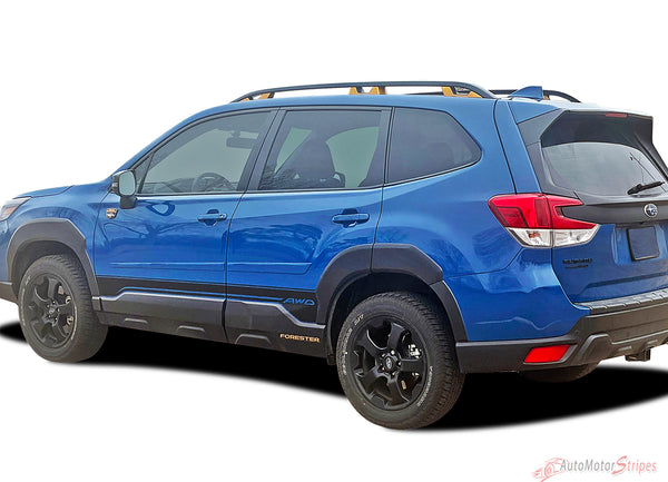 2019-2023 Subaru Forester GROOVE SIDES Door Decals Accent Stripes 3M V ...