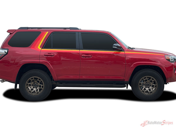 2010-2023 Toyota 4Runner Side Door Stripes FORTY DIGITAL PRINT Decals ...