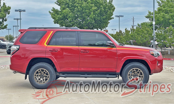 2010-2023 Toyota 4Runner Side Door Stripes FORTY DIGITAL PRINT Decals ...