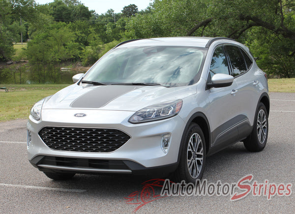 2020-2024 Ford Escape Stripes Center Hood Decals DEPART Vinyl Graphic ...