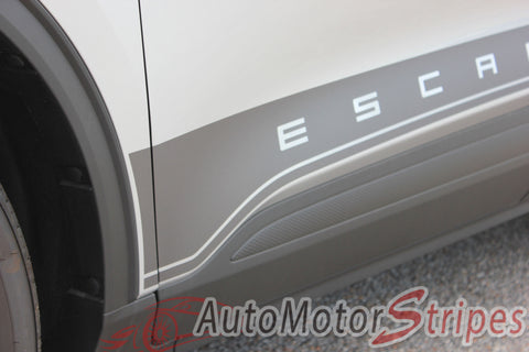 2020-2024 Ford Escape Decals Door Stripes DEPART ROCKERS Vinyl Graphics ...