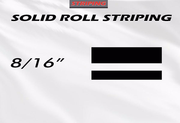8/16" x 150ft Pin Stripe Roll Accent Pinstriping | Solid Single Color ...