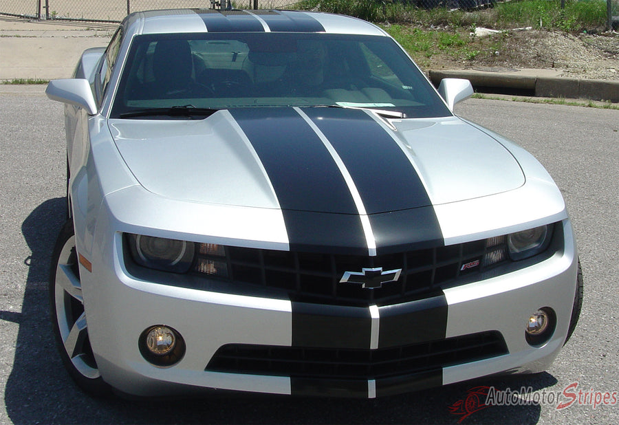 2010-2013 and 2014-2015 Chevy Camaro Pace Rally Dual 10 Inch Stripes ...