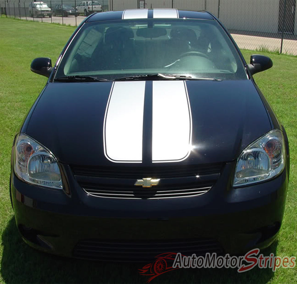 2005-2010 Chevy Cobalt Decals Rally Hood Racing Stripes Vinyl 3M Kit ...