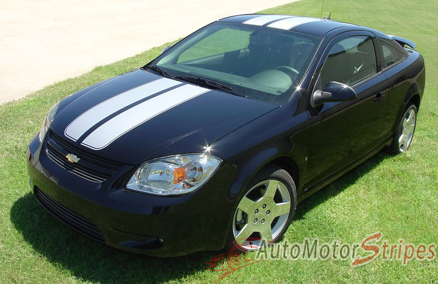 2005-2010 Chevy Cobalt Decals Rally Hood Racing Stripes Vinyl 3M Kit ...
