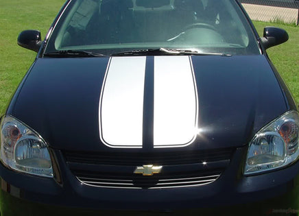2005-2010 Chevy Cobalt Decals Rally Hood Racing Stripes Vinyl 3M Kit ...