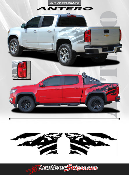 Chevy Colorado Graphics, Chevy Colorado Decals, Colorado Stripes ANTERO ...