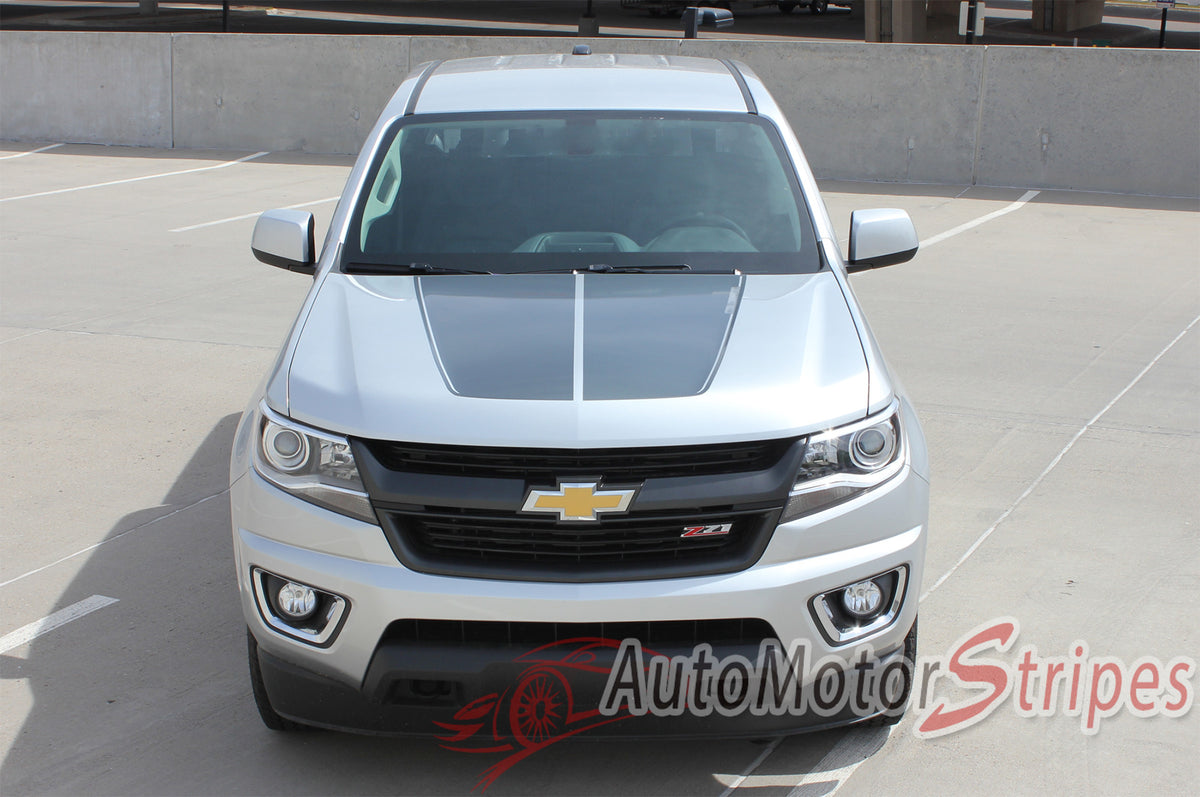 Chevy Colorado Hood Graphic SUMMIT Racing Stripes Decals| Auto Motor ...