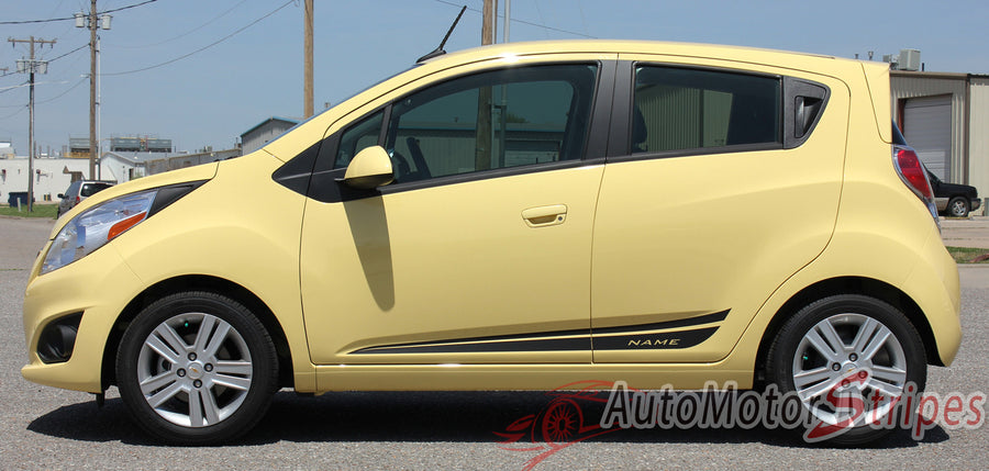2013-2016 Chevy Spark Flash Lower Side Rocker Panel Door Vinyl Graphic ...