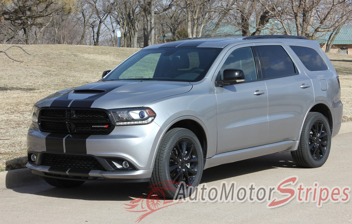 2011-2025 Dodge Durango Racing Stripes Hood Vinyl Graphic SUV Decals ...