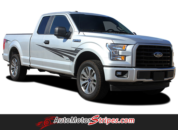 2015-2020 Ford F-150 Stripes and Vinyl Graphics Apollo Door Decals 3M ...
