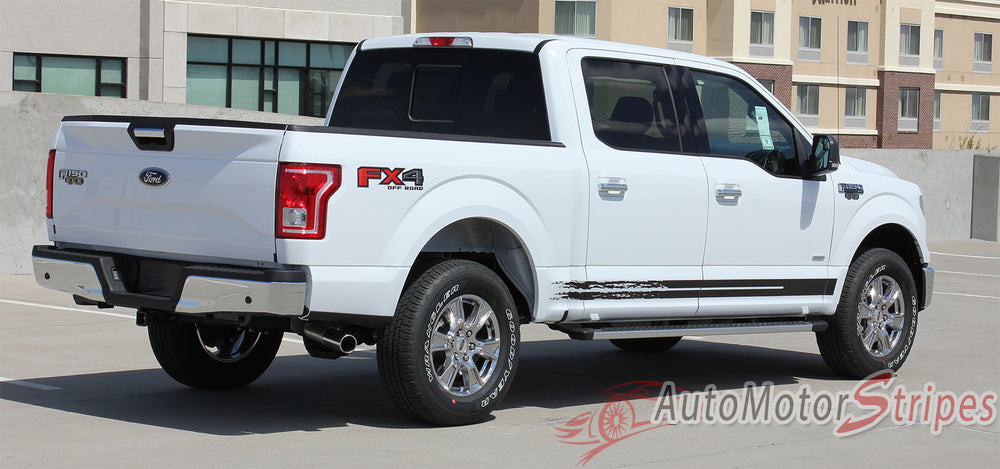 2015-2020 Ford F-150 Rocker Stripes Breakup Decals Vinyl Graphics 3M ...