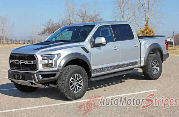 2018-2020 Ford Raptor Rocker Stripes Door Decals VELOCITOR ROCKERS ...